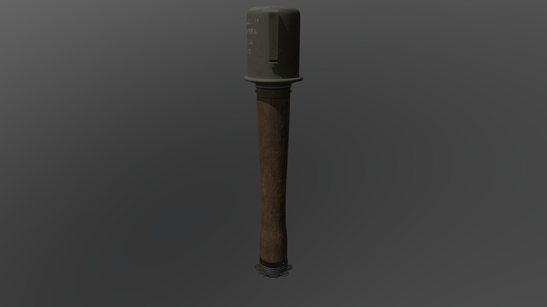 WW1 Stielhandgranate - 3D model by marknormington [911f482] - Sketchfab