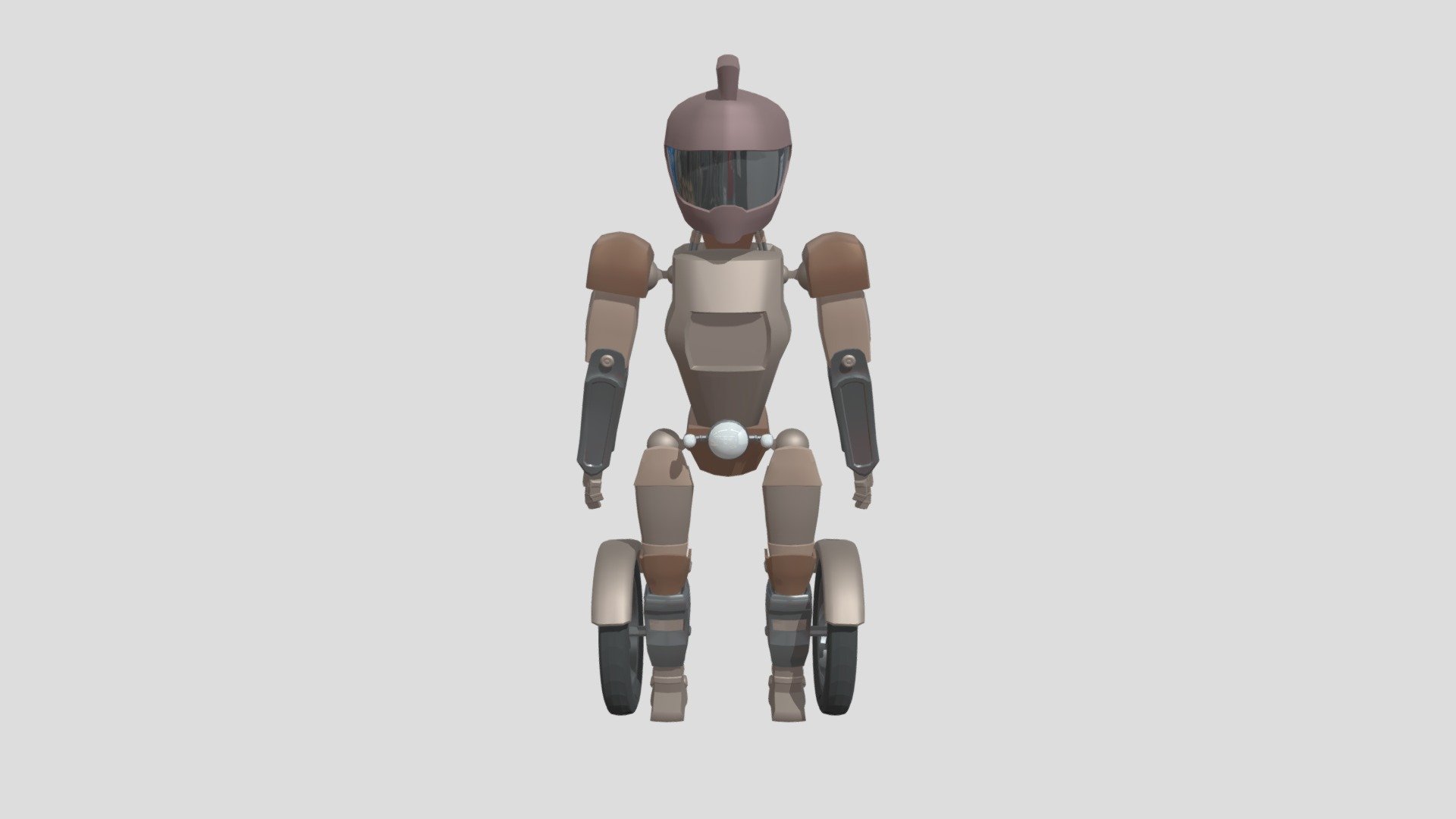 Motorcycle Robot - 3D model by Jmarron2 [911f4fc] - Sketchfab