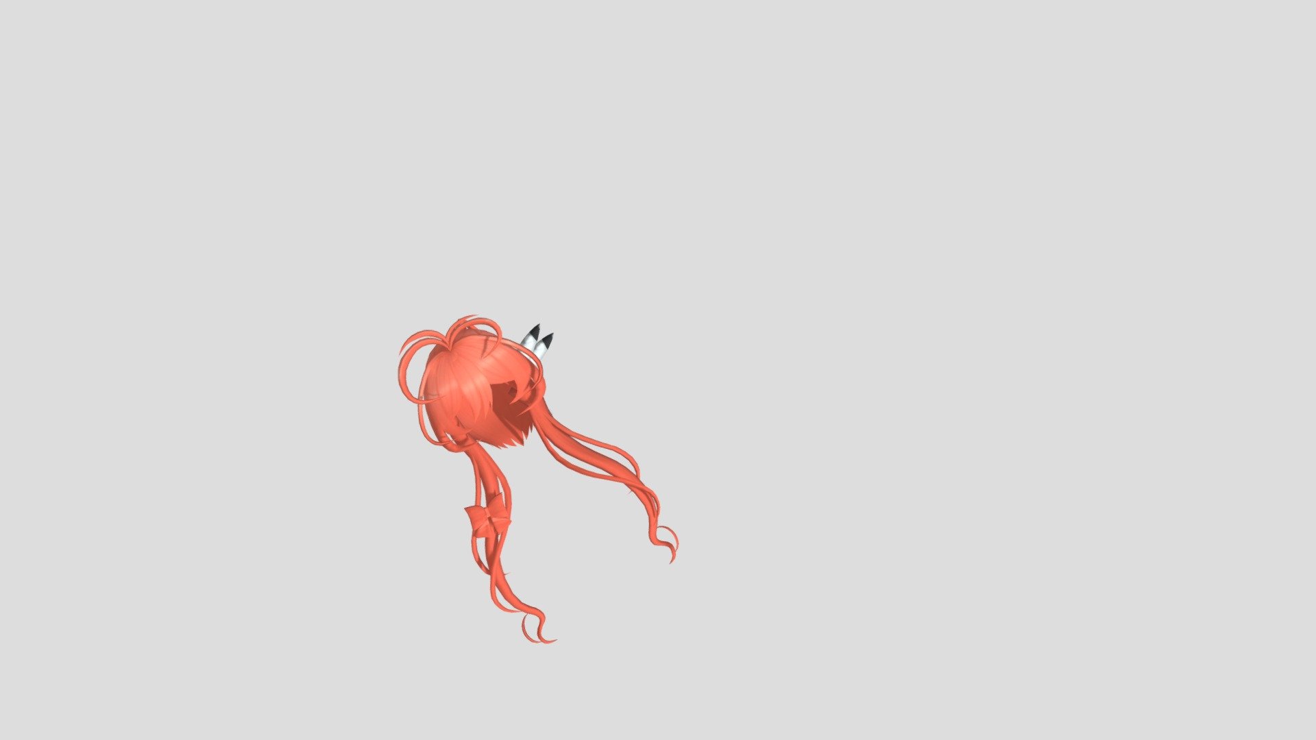 Akane fan made hair - Download Free 3D model by Mochi Dev ...
