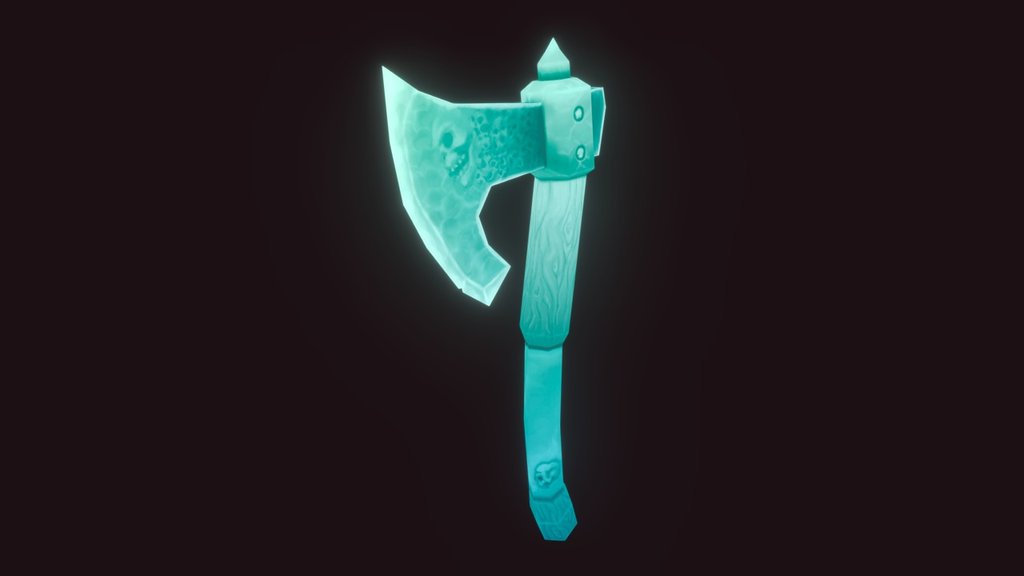 Ghostly Axe - texturing excercise - 3D model by N647 [9120555] - Sketchfab