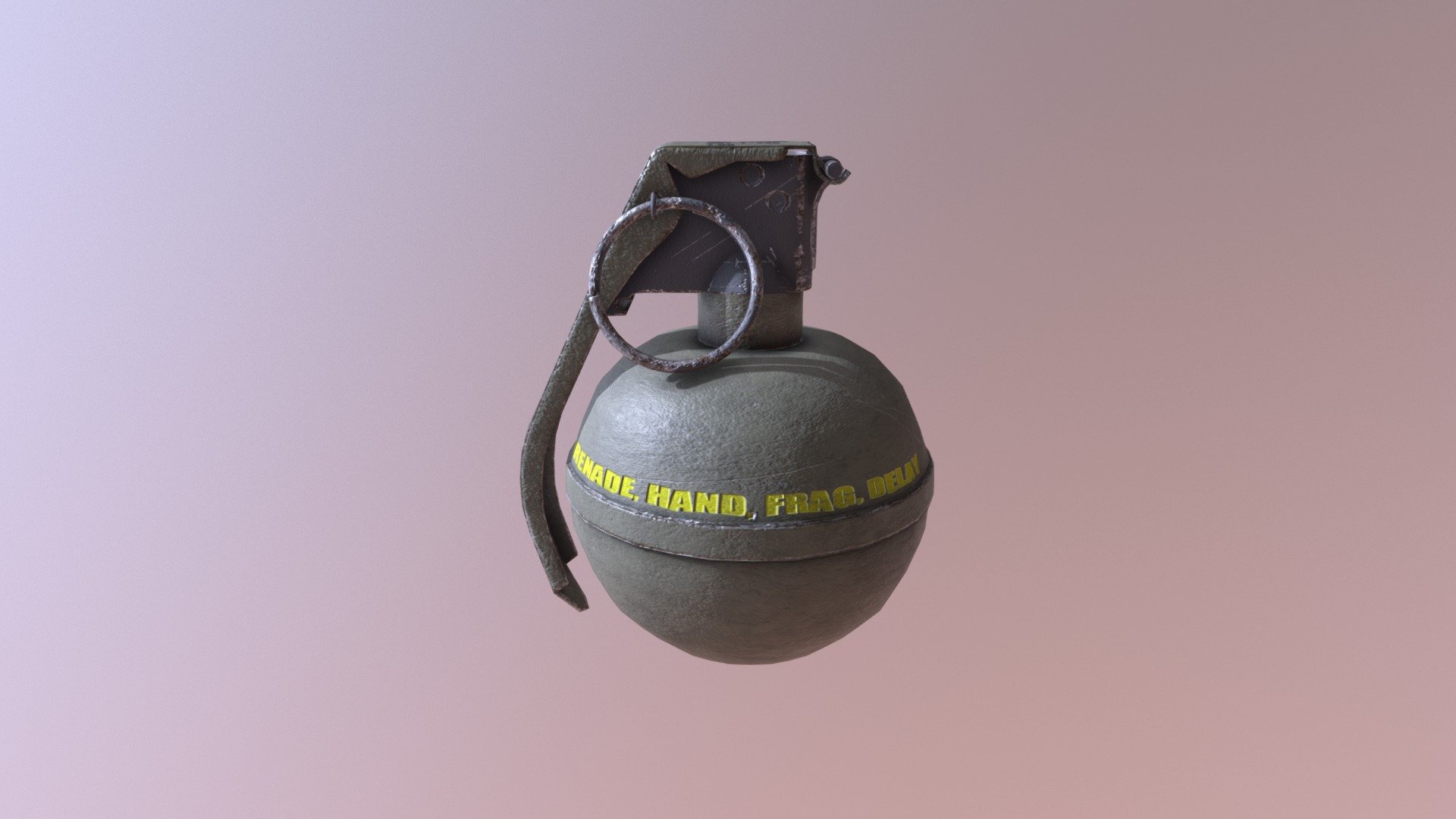 M67 Grenade - 3D model by Cyanide (@dinguedejeux) [912213c] - Sketchfab