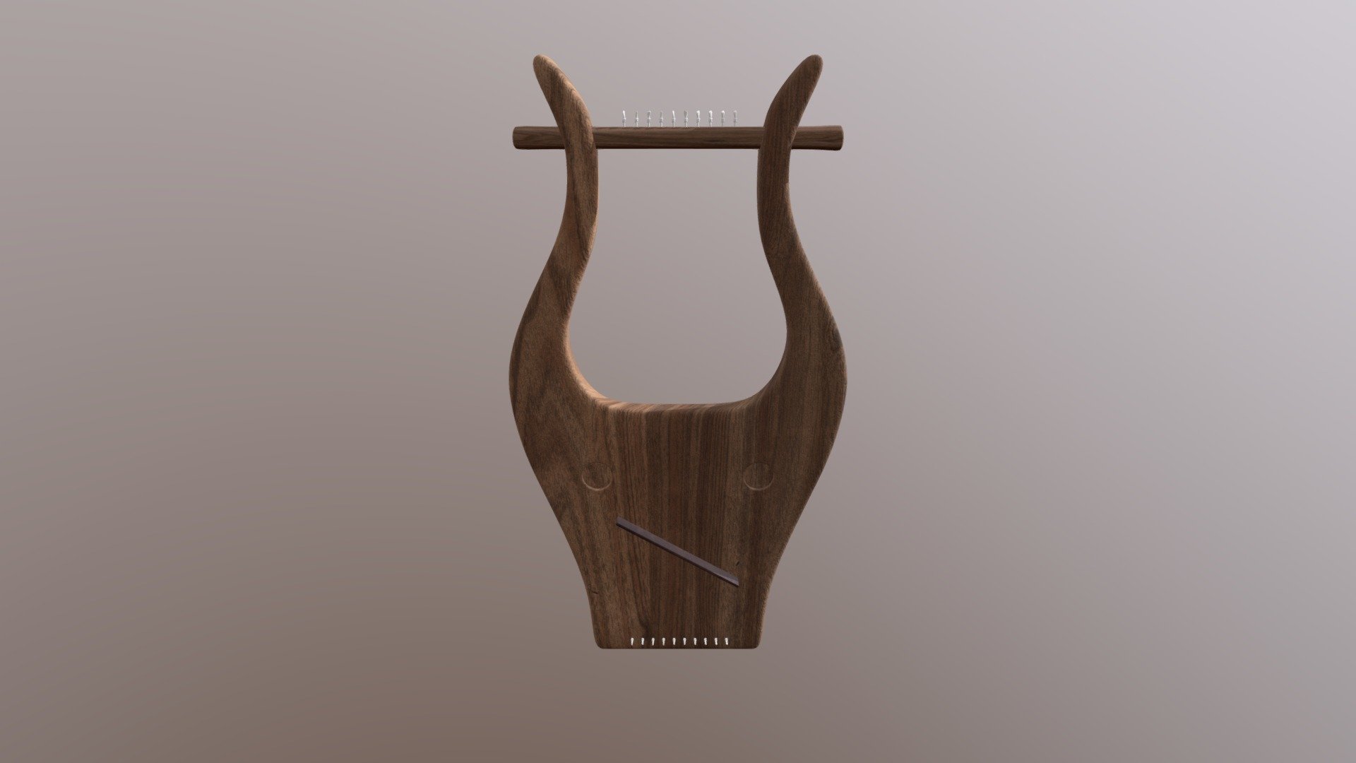 the Harp of David, the Shepherd Boy - 3D model by ARmediaLab (@Daryl ...