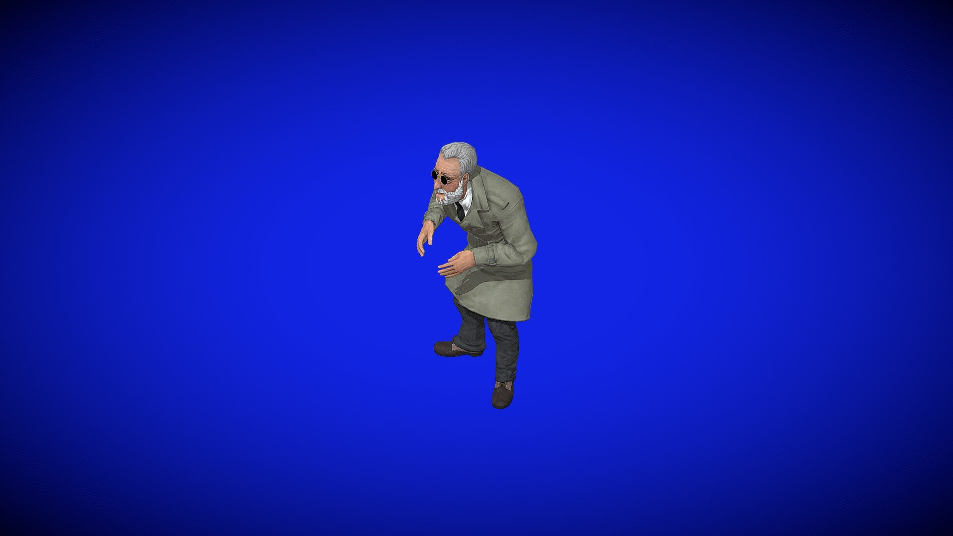 Jean Reno, Old Man Idle - Download Free 3D model by Beer Game Maker ...