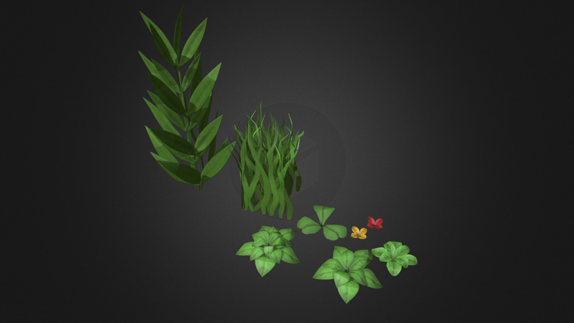 Set of Plants - 3D model by mrpavon3d [912836a] - Sketchfab