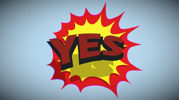 Yes 3D models - Sketchfab