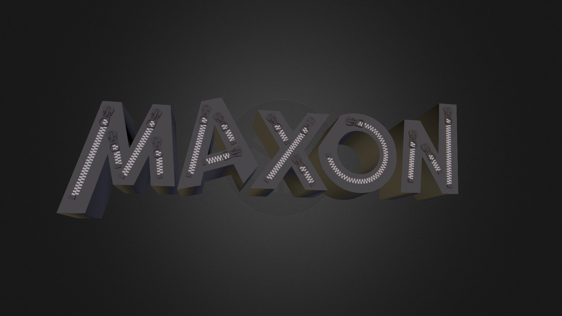 MAXON ZIPPER FONT 3Ds - 3D model by atanas (@atanasatanas1) [9128891 ...