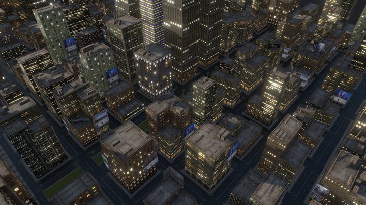 Landscape-city 3D models - Sketchfab