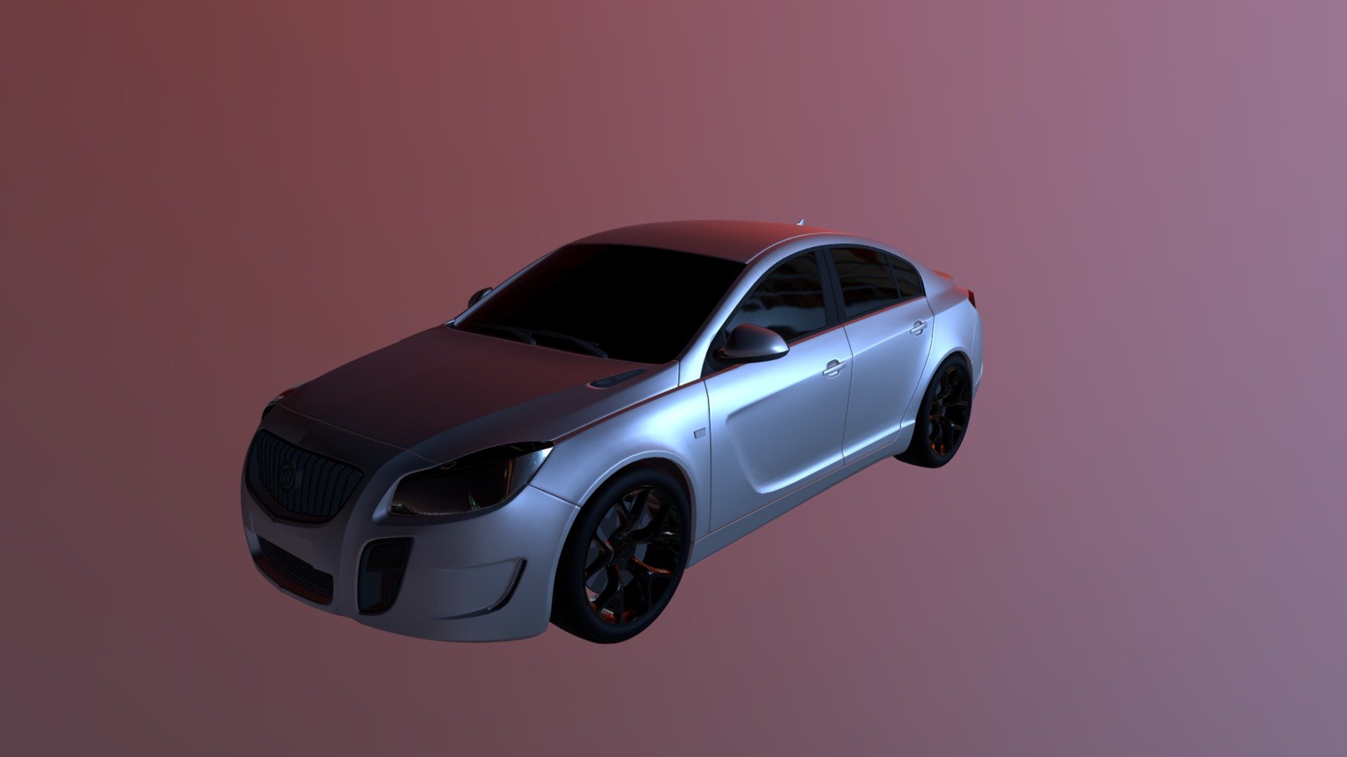 buick regal car 3d model - 3D model by 3dhunter23 [9129eda] - Sketchfab