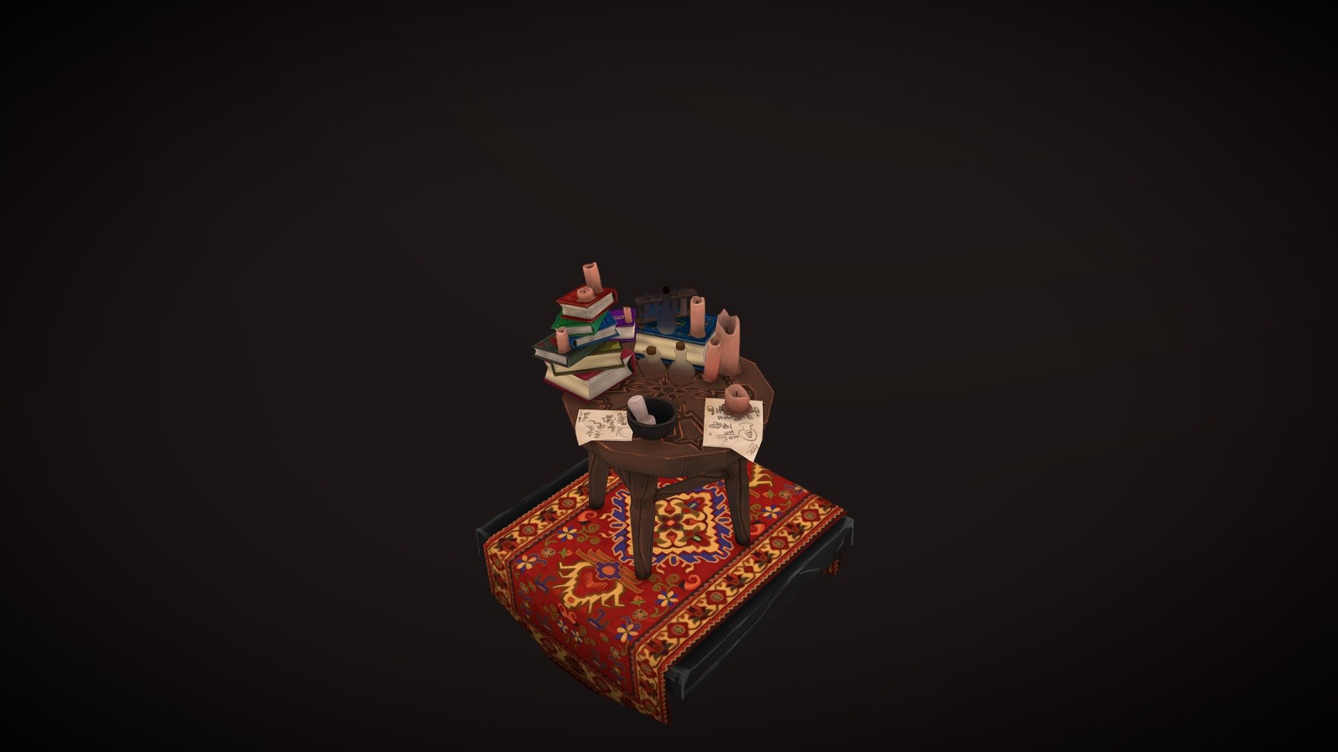 Alchemist table - Download Free 3D model by Gektark [912a24a] - Sketchfab