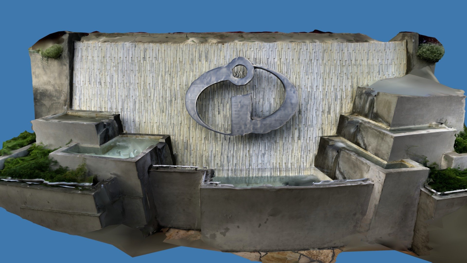 Incredibles Fountain - 3D model by export800 [912a916] - Sketchfab