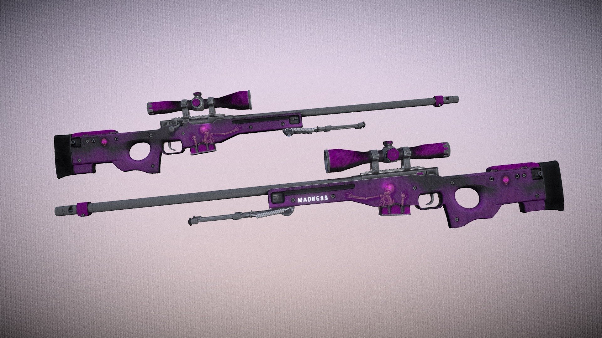 AWP - Pixel Madness - 3D model by _ghost_mjjn_ [912beb3] - Sketchfab