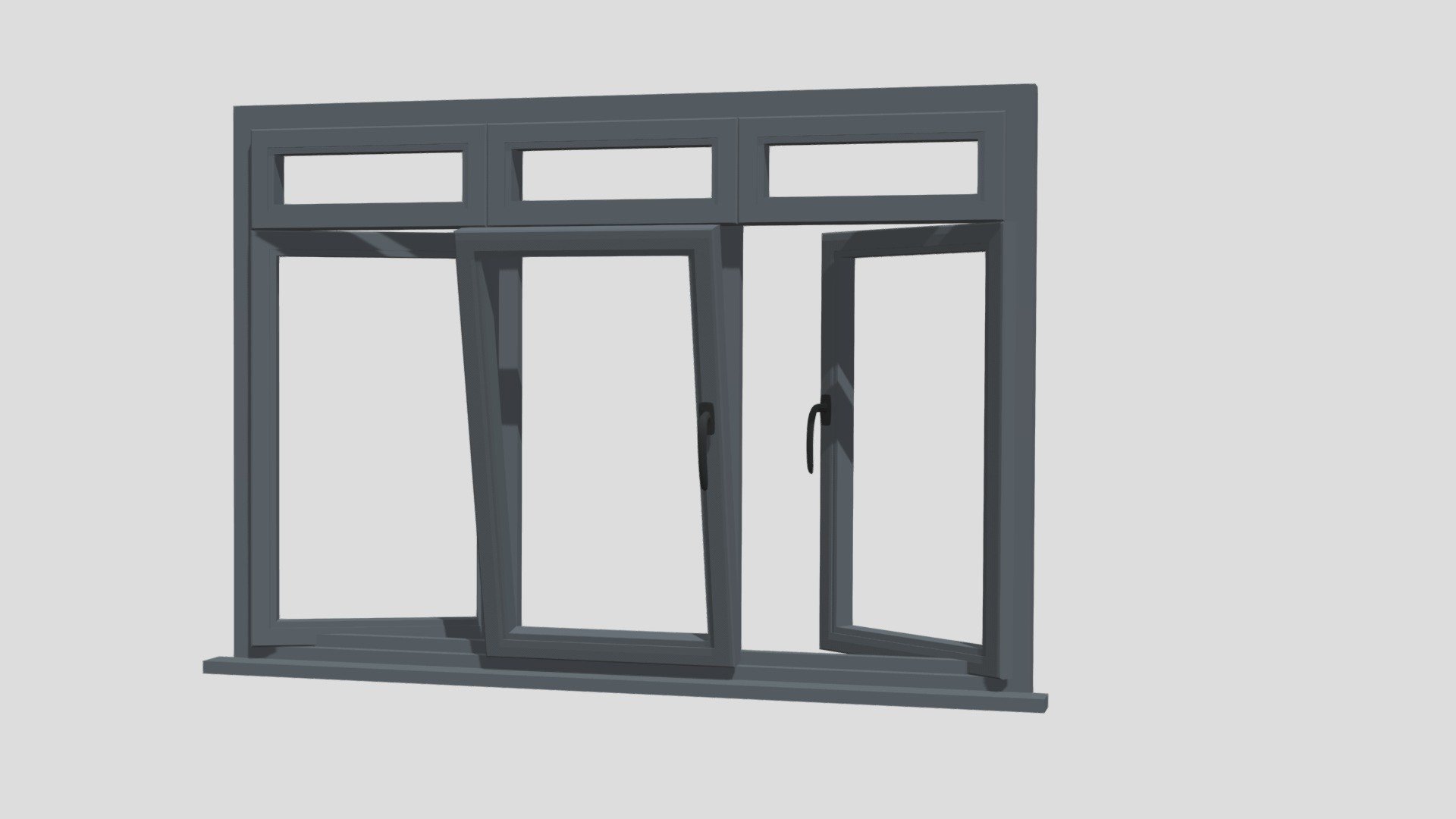 Animated Flush Fit Slate Grey Window - Download Free 3D model by woowjo ...