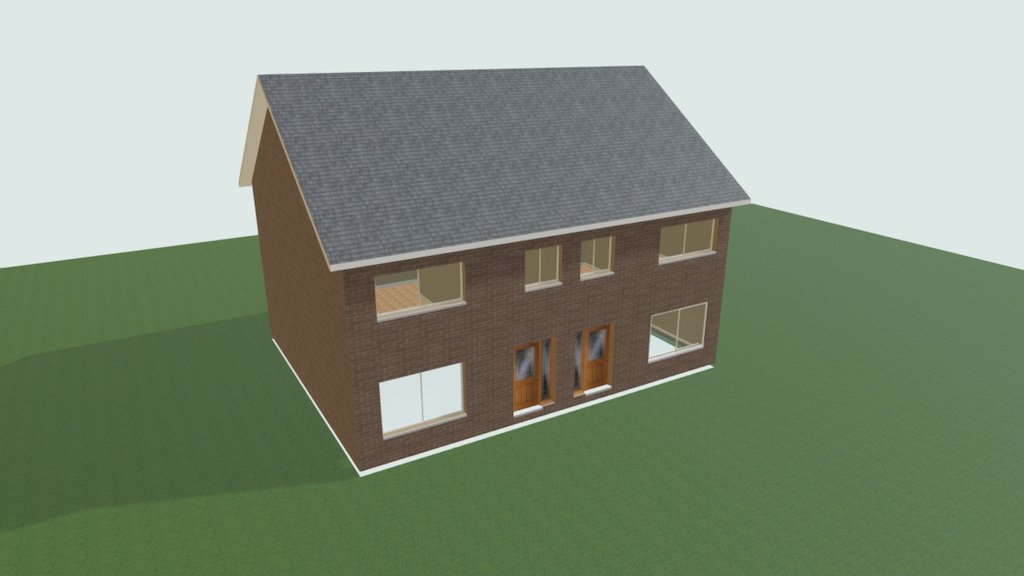 House Type C - 3D model by DESIGN YOUR BUILD (@paulomac) [912da40 ...