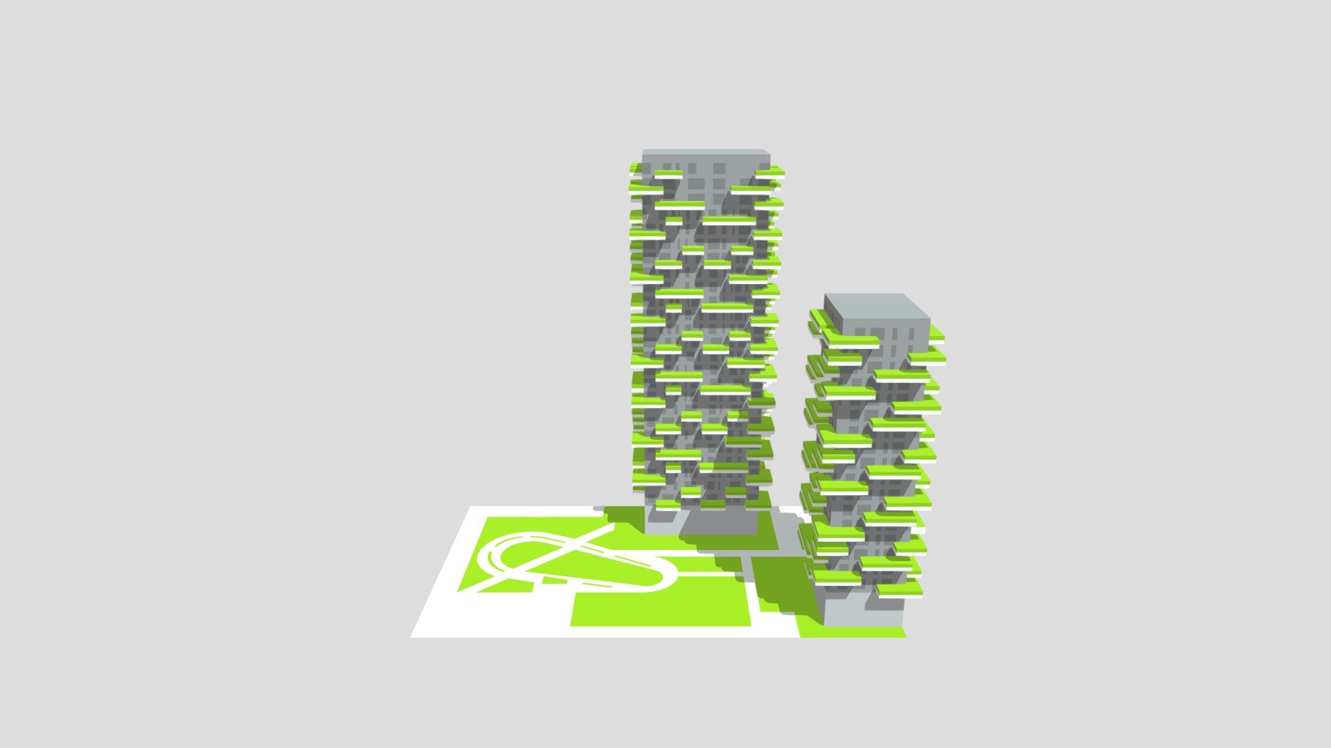 Bosco Verticale - 3D model by zzm2023.26.33 [912eaf7] - Sketchfab