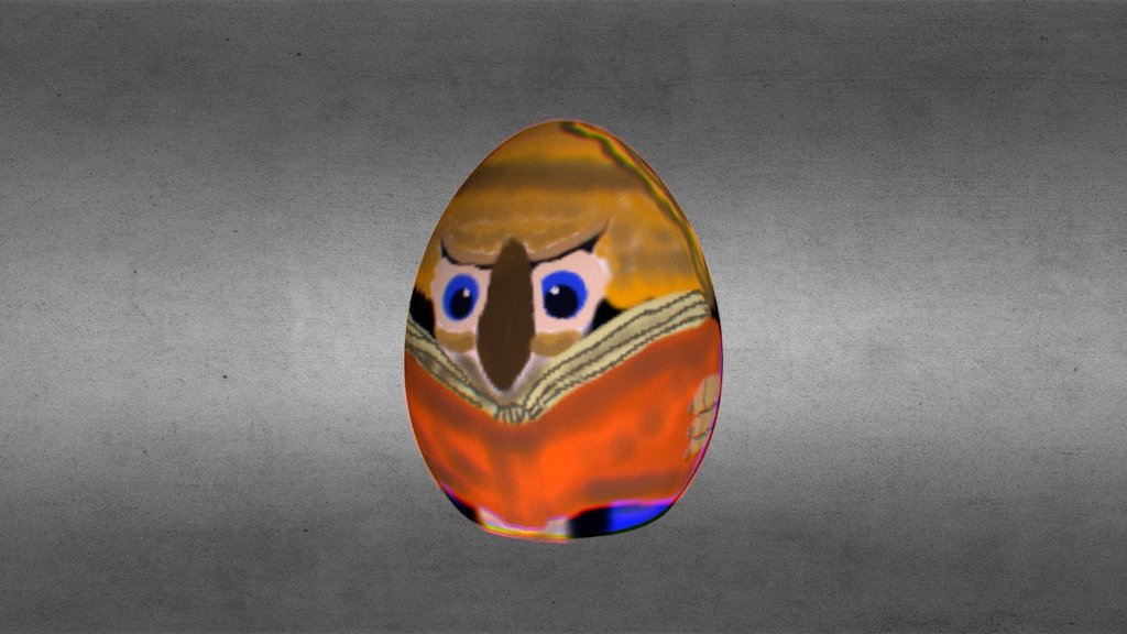 Reading owl - Download Free 3D model by alexcosio [912ee87] - Sketchfab
