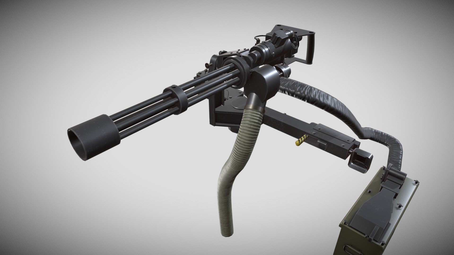 Machine Gun M134 - Buy Royalty Free 3D model by pukamakara [912f008 ...