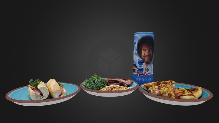Bob_ross 3D models - Sketchfab