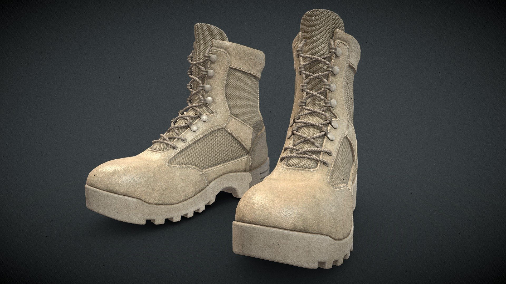 Military/Tactical Boots - Download Free 3D model by Neslihan Çakmak ...