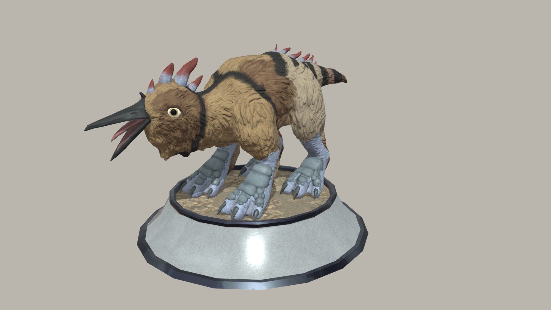 Sandy Maned Guolf - 3D model by ShellGame [913151b] - Sketchfab