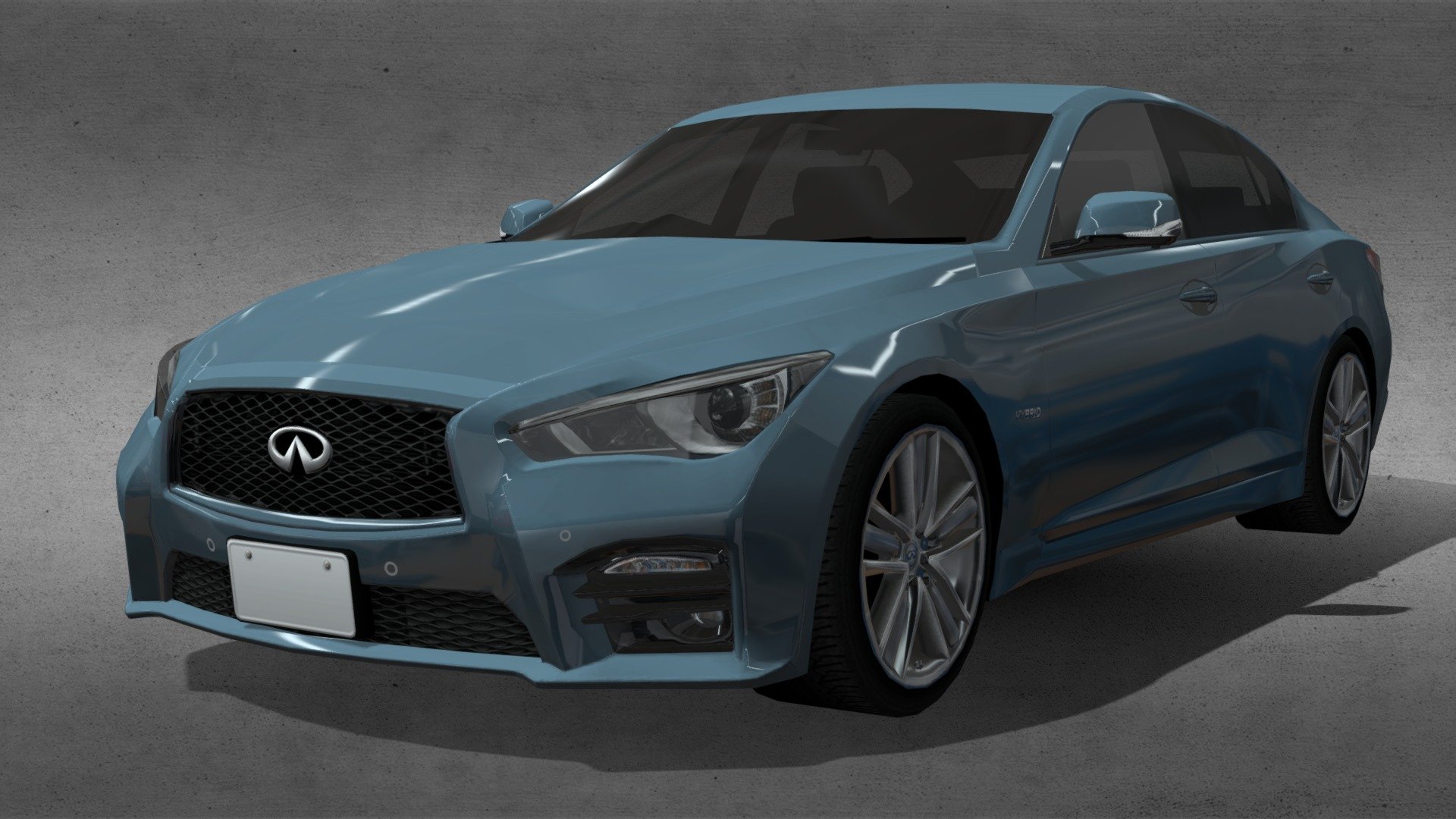2014 Nissan SKYLINE 350GT HYBRID Type SP V37 - Download Free 3D model ...