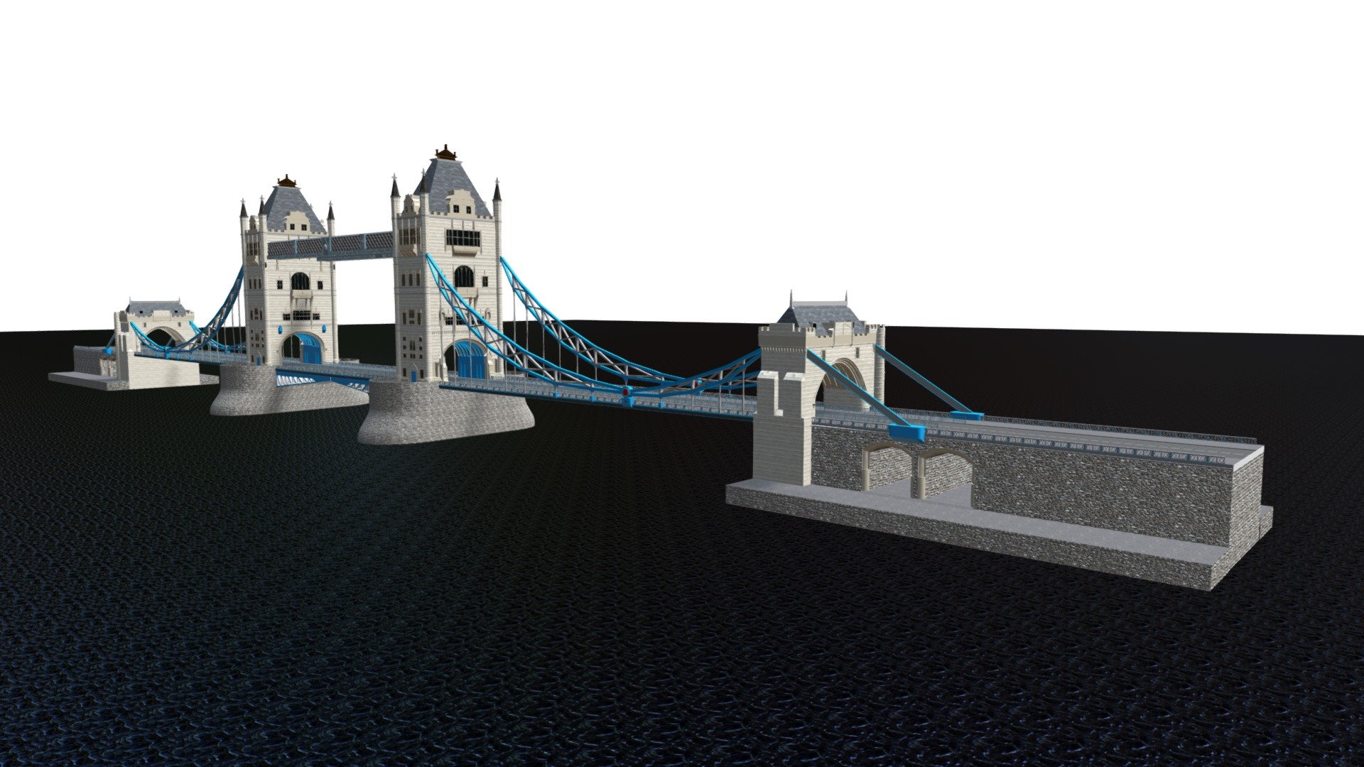 London Tower Bridge - Buy Royalty Free 3D model by Repe Visuals ...