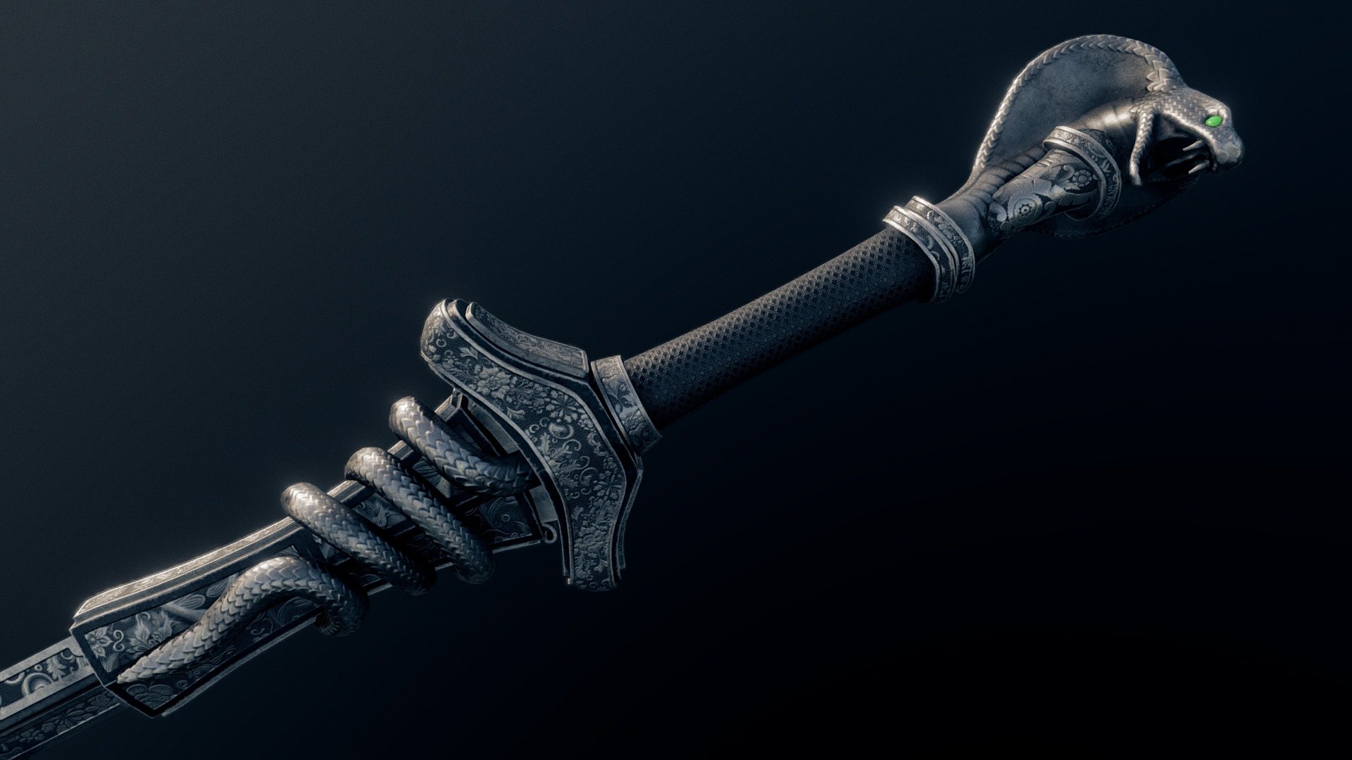 Fantasy Snake Sword - Buy Royalty Free 3D model by Mikołaj Michalak ...