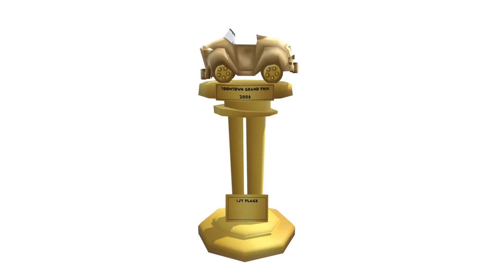 ToonFest 1st Place Racing Trophy - 3D model by Jeeperpretzel [91361c2 ...