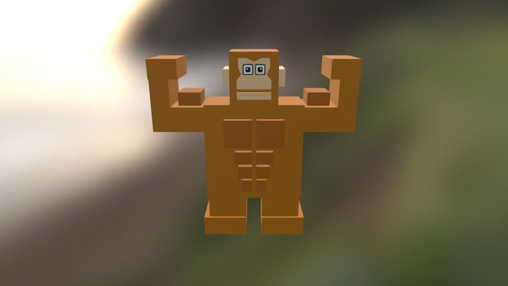 Monkey Buff - 3D model by atagino [913791d] - Sketchfab