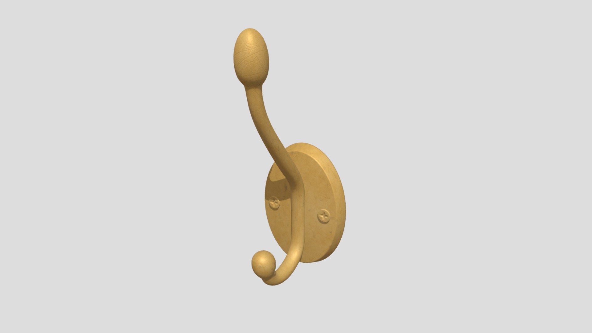 Coat Hook - Buy Royalty Free 3D model by Ed+ (@EDplus) [9137f53] - Sketchfab Store