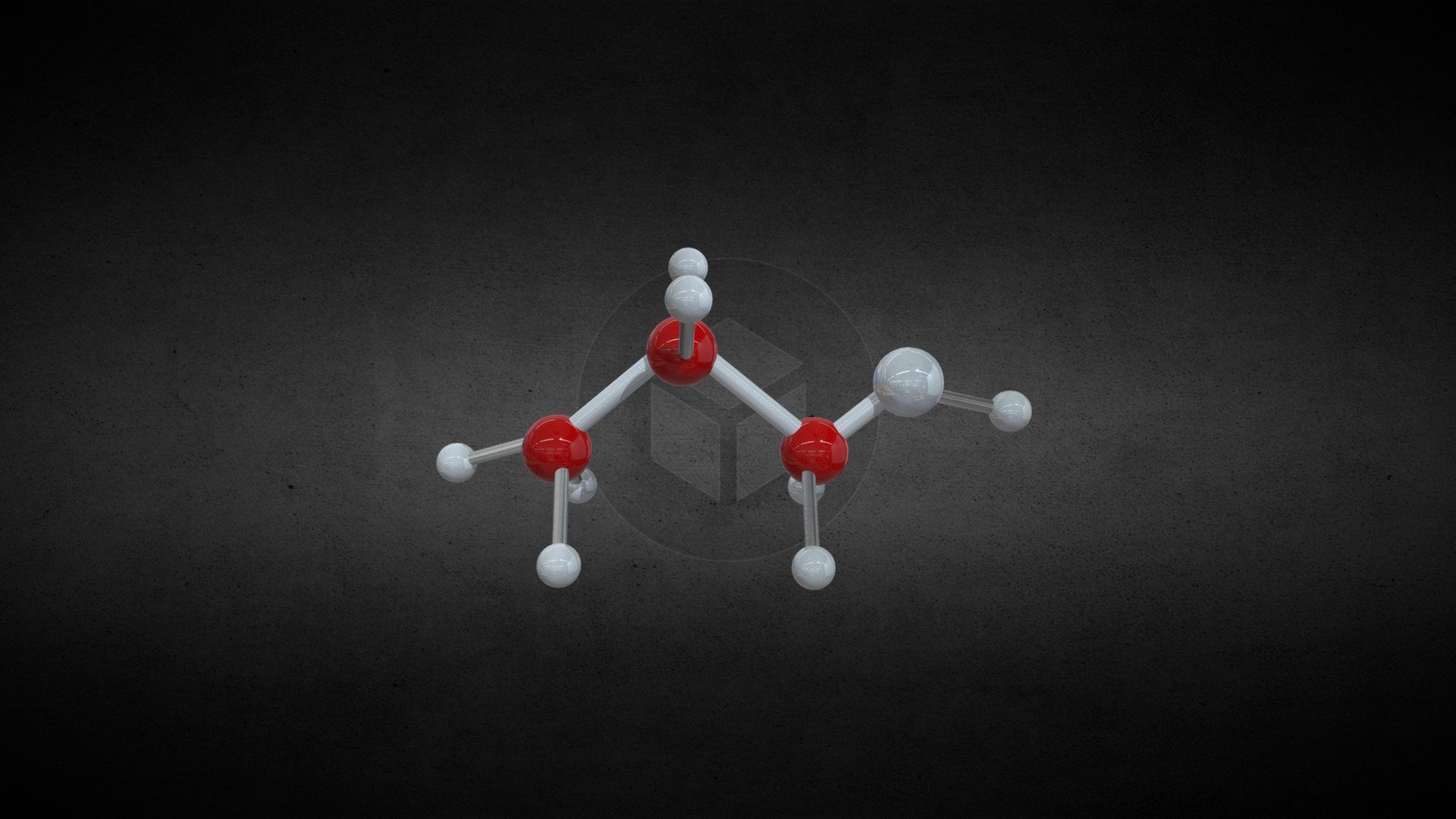 Isomería de posición - Propanol - Download Free 3D model by ...