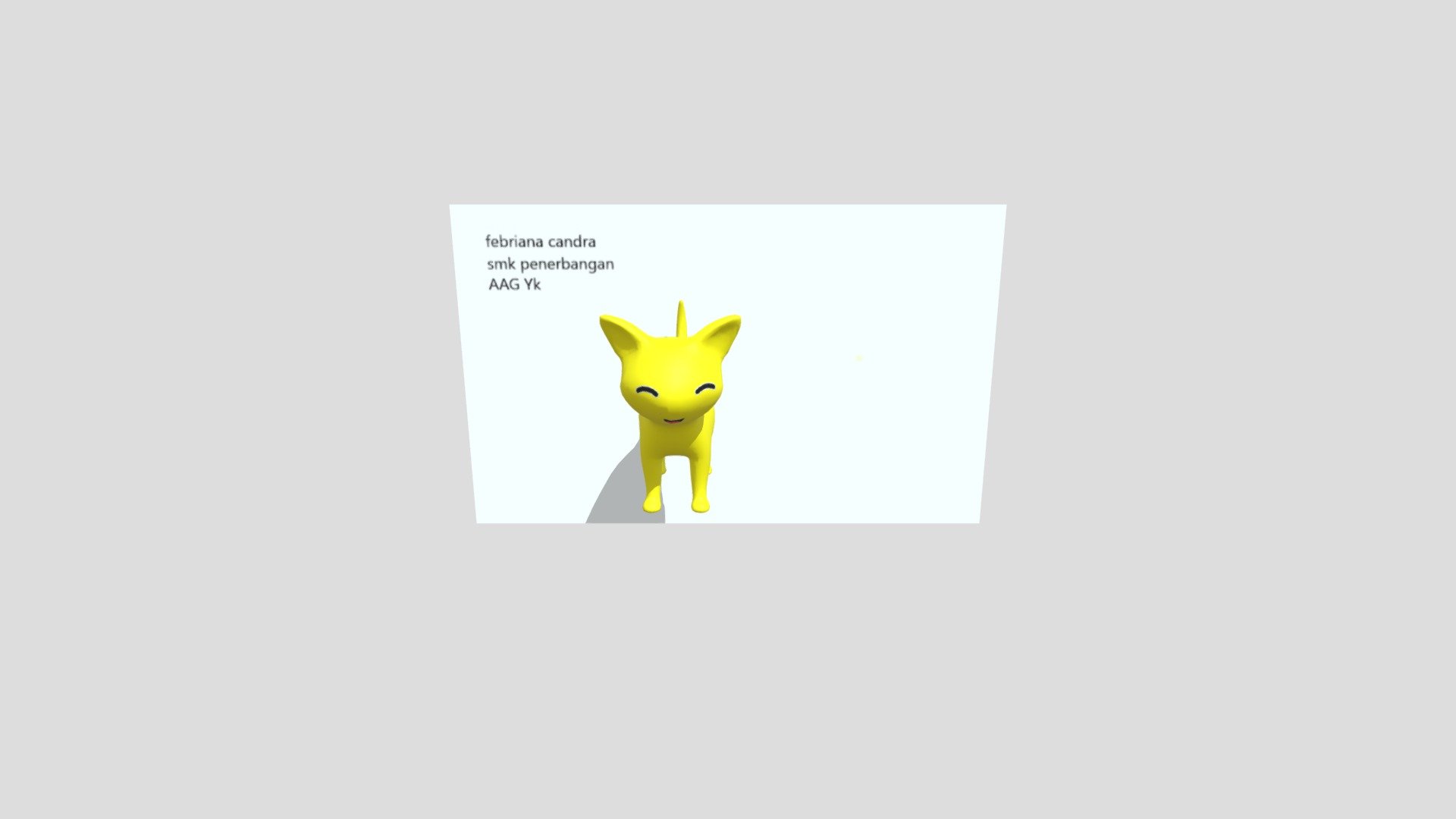 kucing - 3D model by candradewi [913c7b7] - Sketchfab