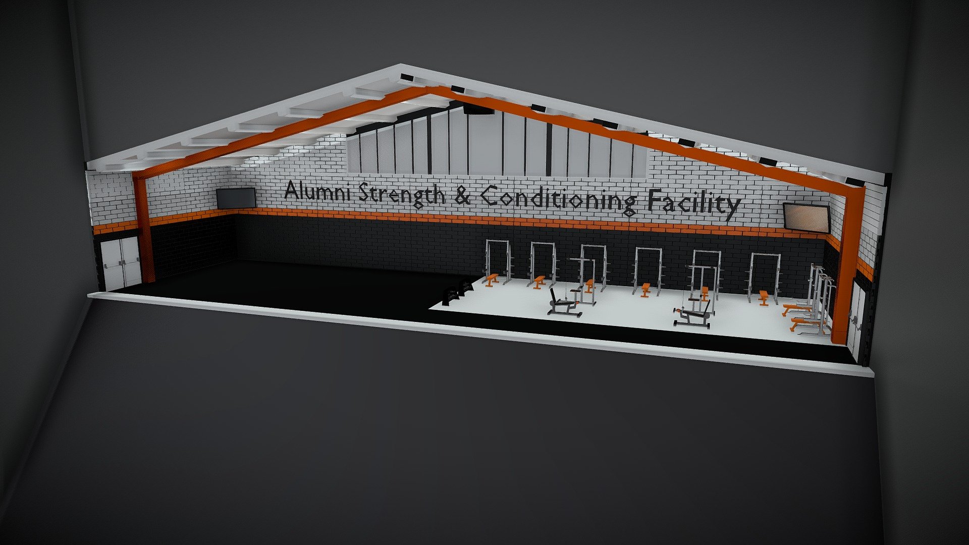 Gym - 3D model by okbroyouwin [913e904] - Sketchfab
