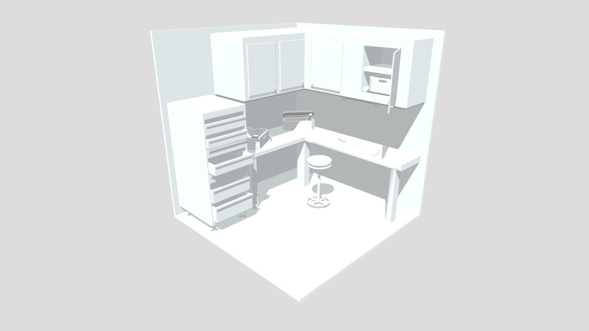 Workshop Table - 3D model by Kevin_Flores [9140295] - Sketchfab