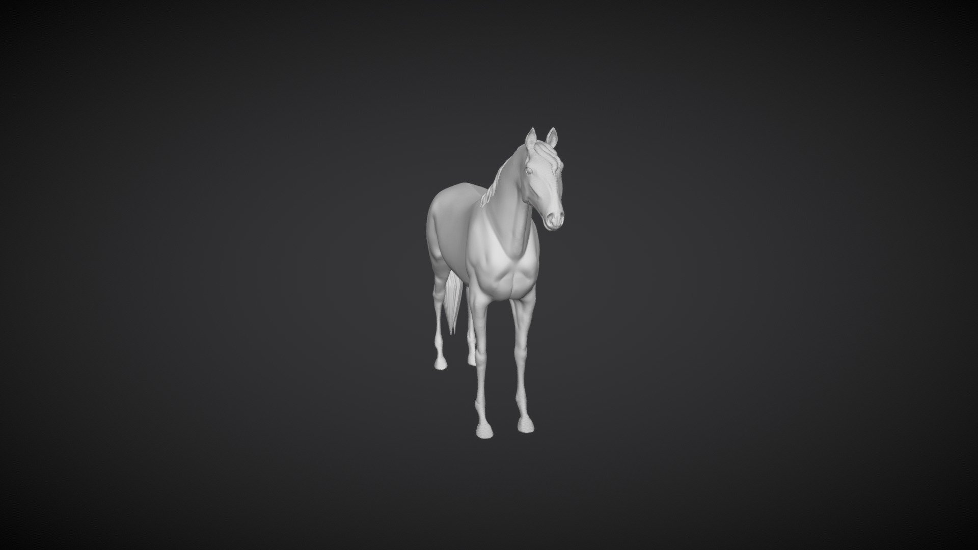 Andalusian Horse Sculpt - 3D model by occultpony (@seahorse) [9140fc6 ...