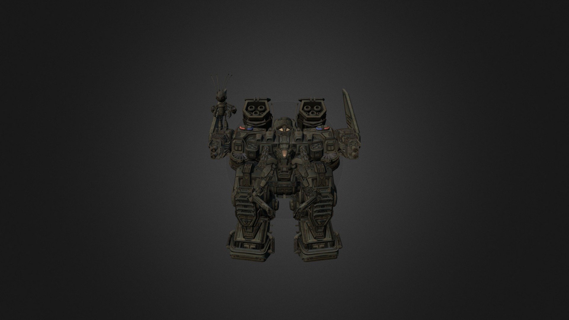 police mech - 3D model by Trần Bửu Phước (@3d06_phuoctb) [91421f9 ...