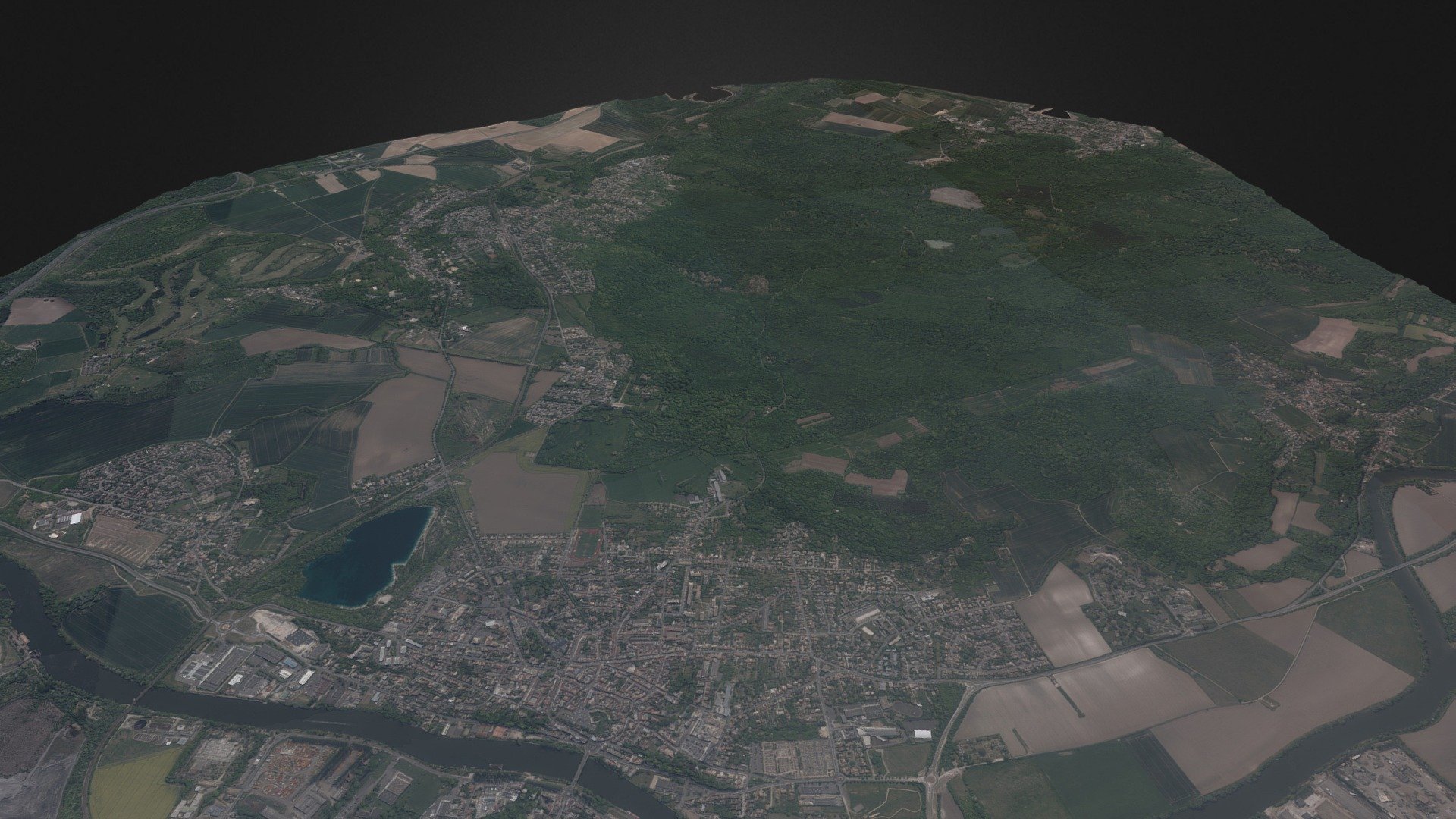 Foret de Carnelle HD - 3D model by GEOPS U-Paris-Saclay (@gouravour ...