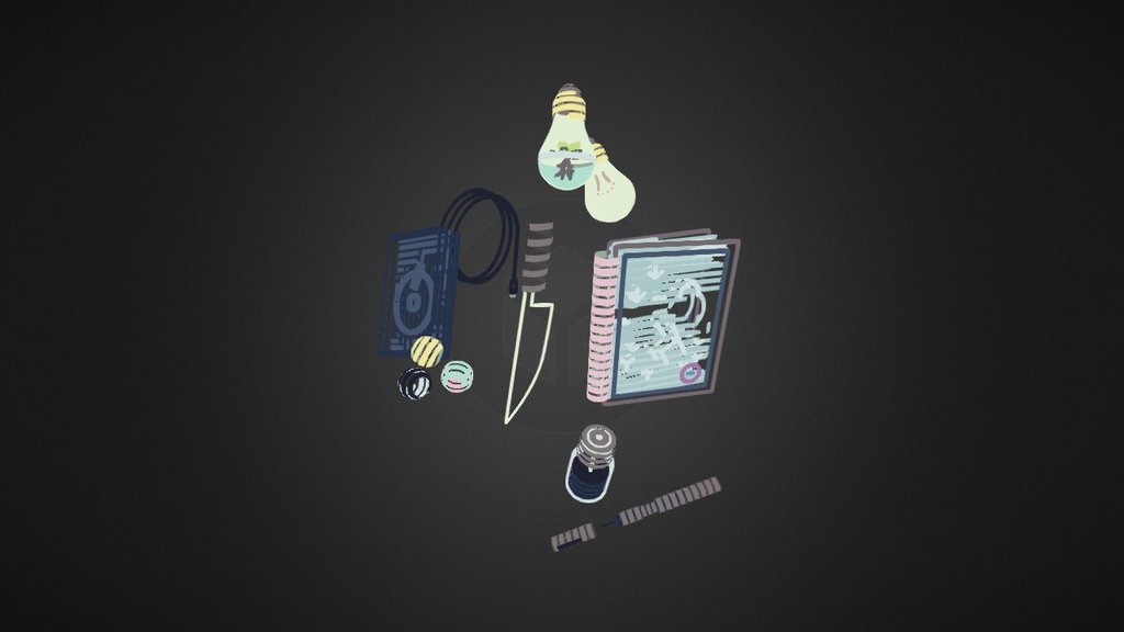 inventory - 3D model by polclarissou [9144cdf] - Sketchfab