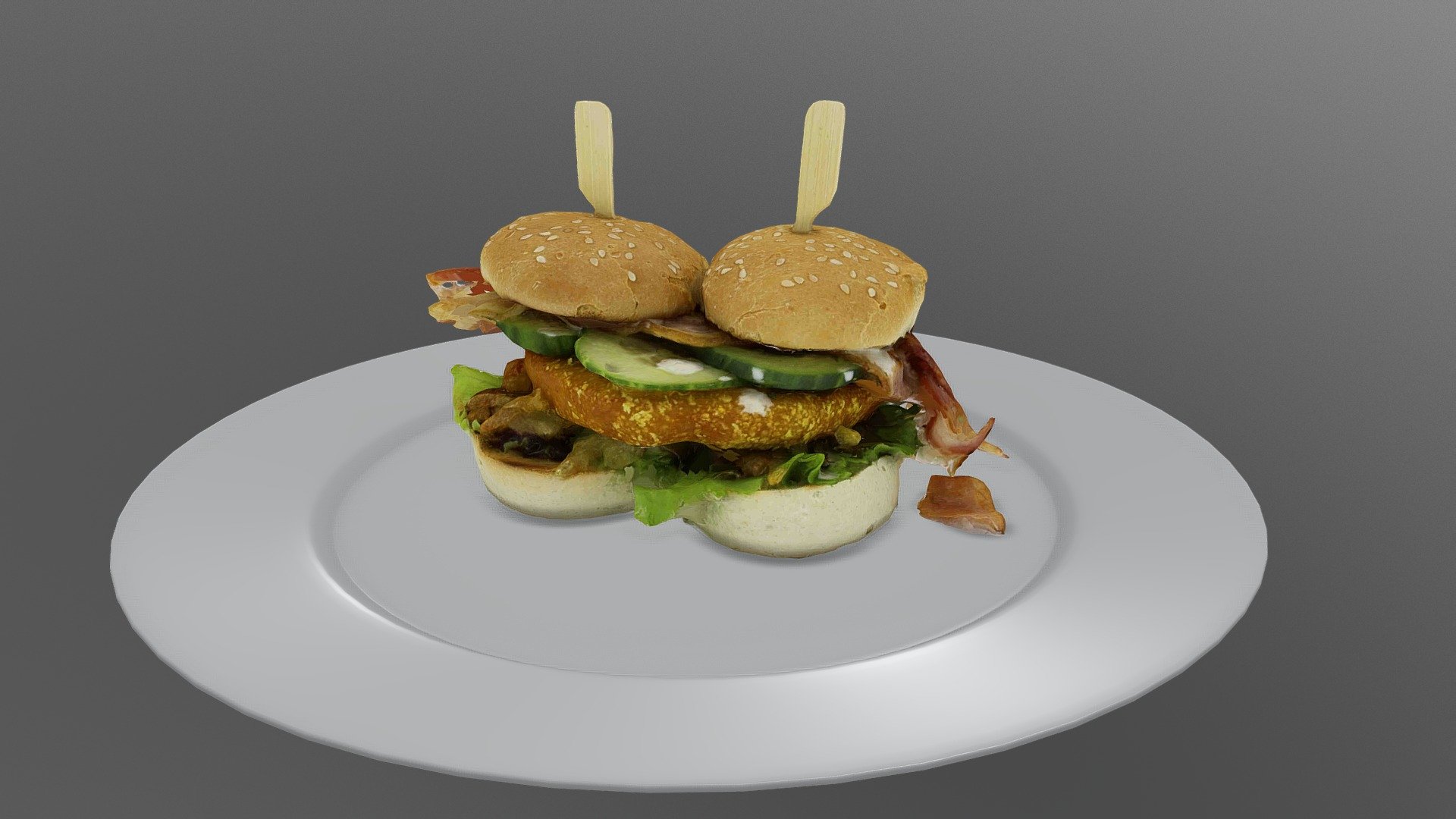 ARMY BURGERS: Тополь W - 3D model by Menu AR (@menu_ar) [91462a2 ...