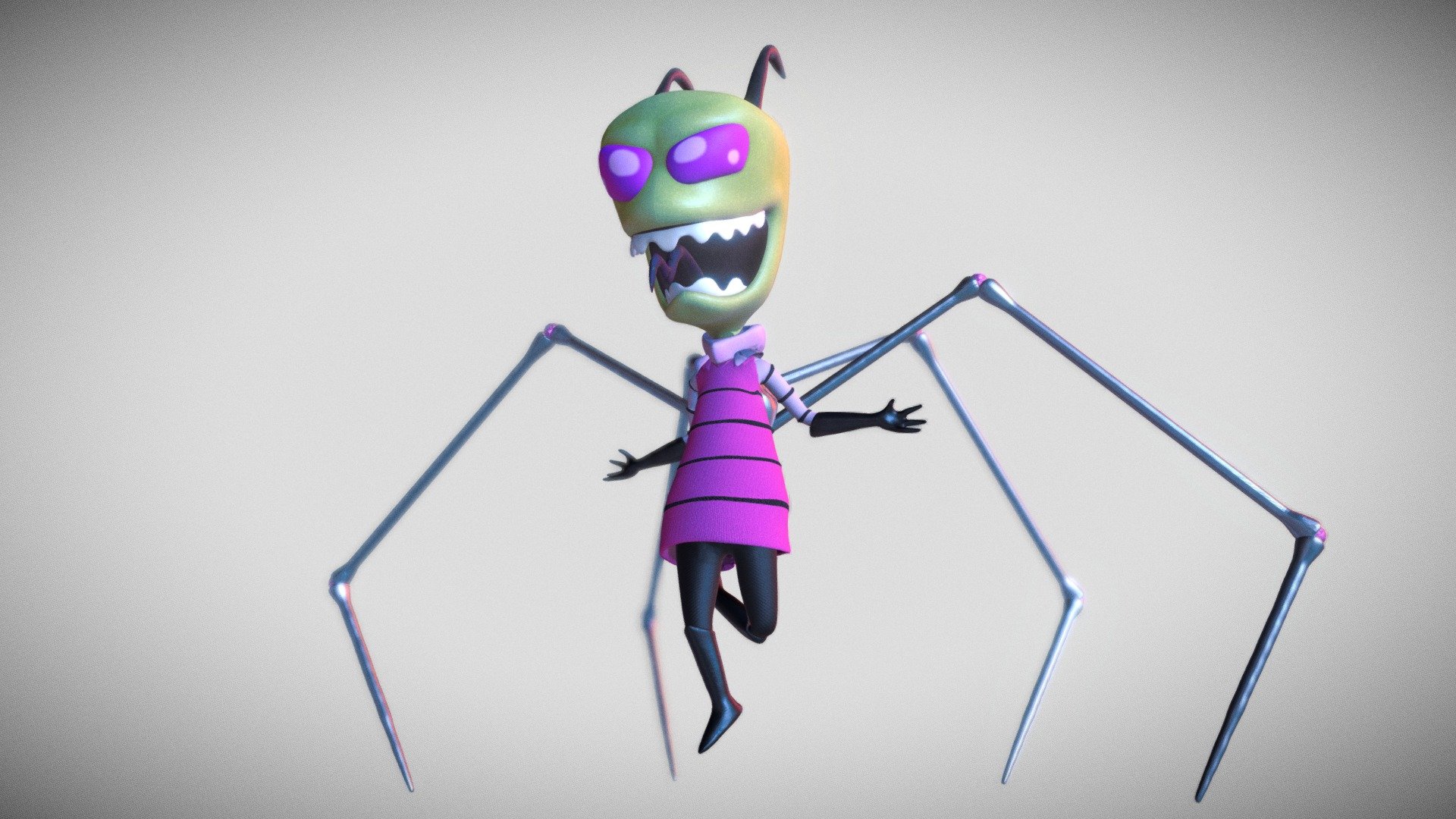 Invasor Zim Final - Download Free 3D model by Manucoe [9147472] - Sketchfab