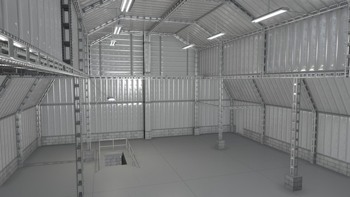 Metal-building 3D models - Sketchfab