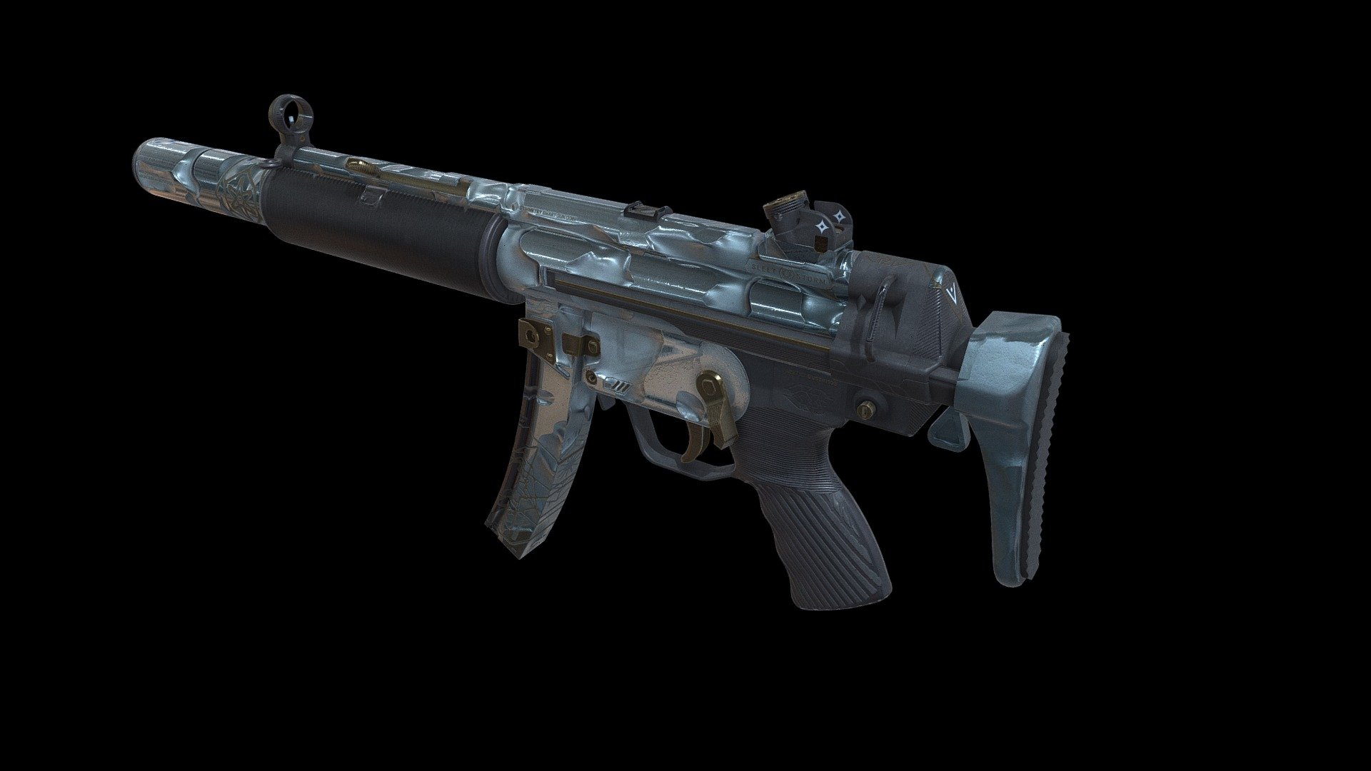 MP5 - Sleet-storm (CS2) - 3D model by tanapta [914ac2e] - Sketchfab