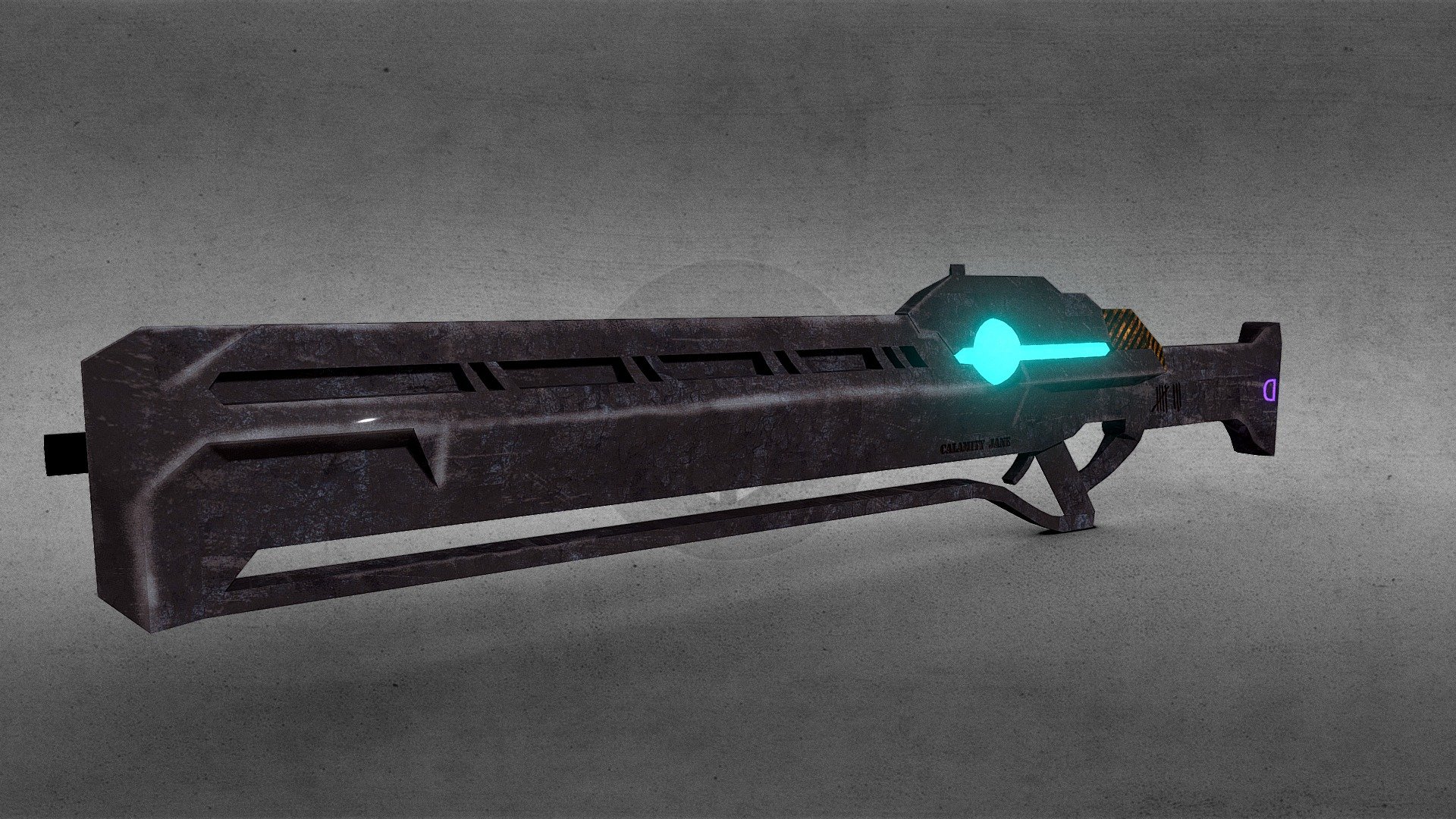 Power rifle - 3D model by colegiodisena [914bf16] - Sketchfab