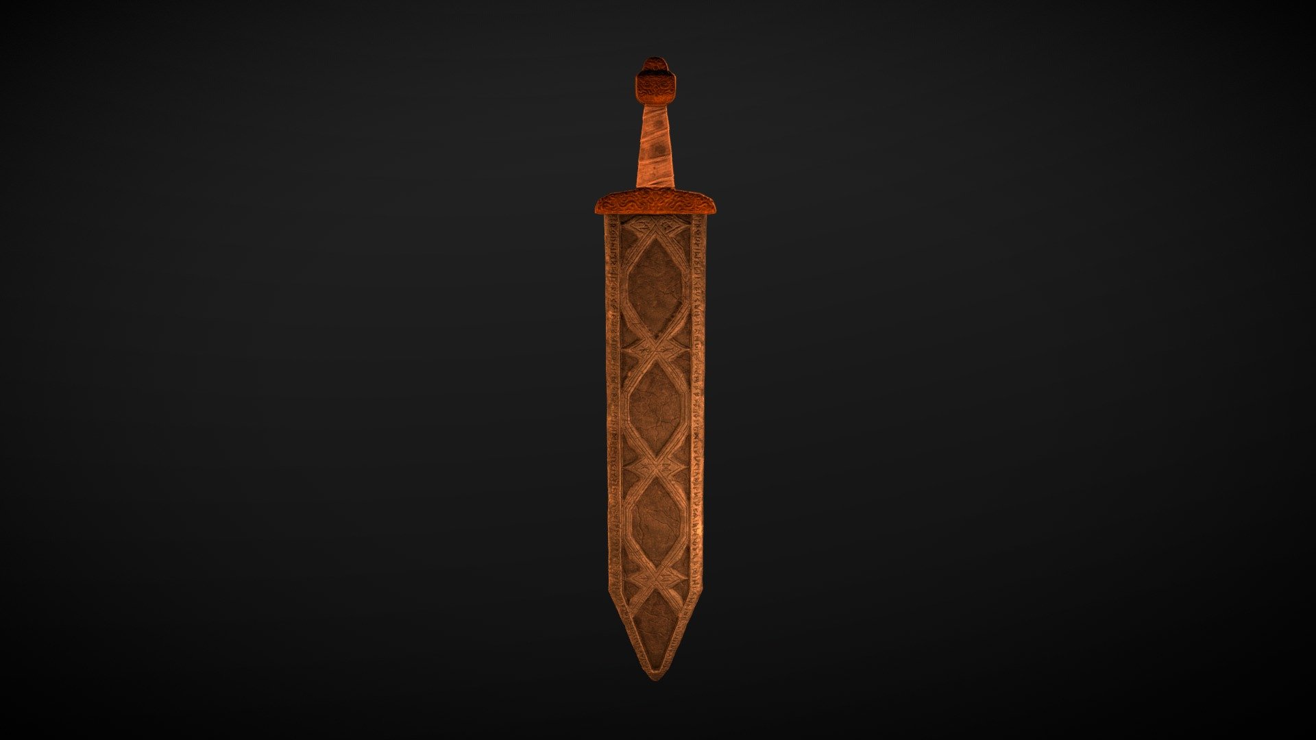 Runic Sword - 3D model by MattWilczynski [914cc1a] - Sketchfab