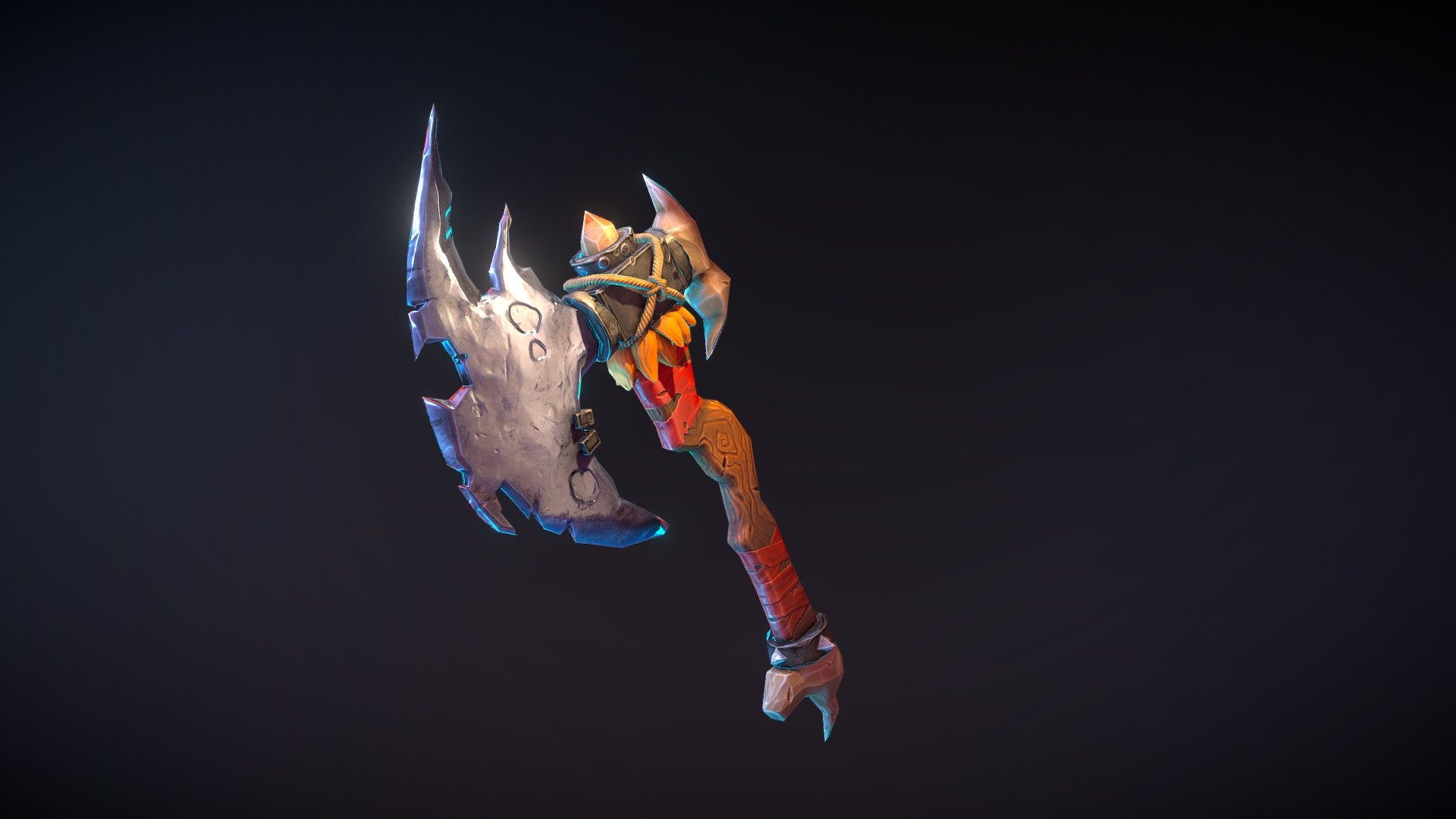 Stylized Axe - 3D model by ArthurNurislamov [914fd8e] - Sketchfab