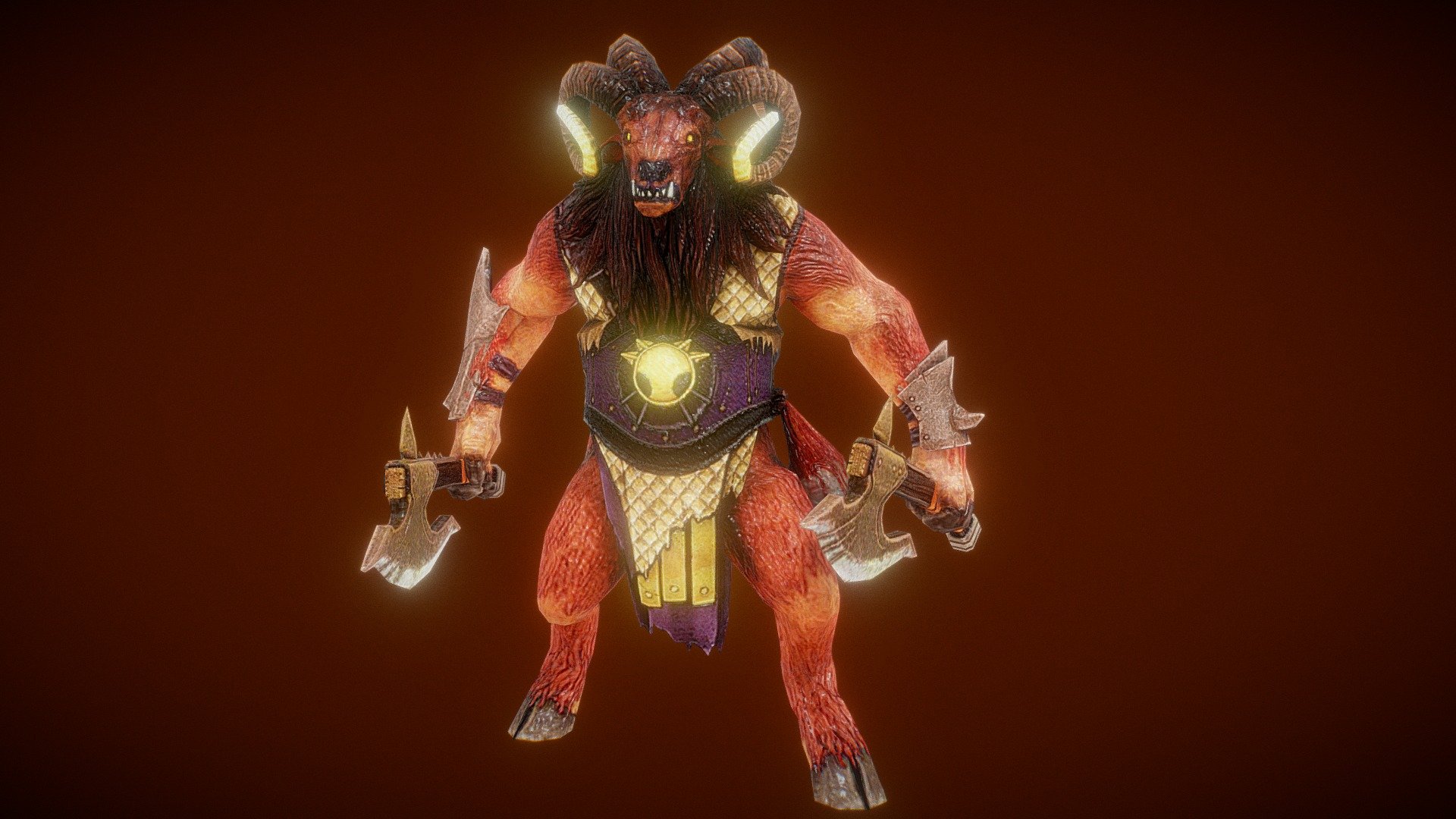 Devil Minotaur - Buy Royalty Free 3D model by Luna Studio (@StudioLuna ...