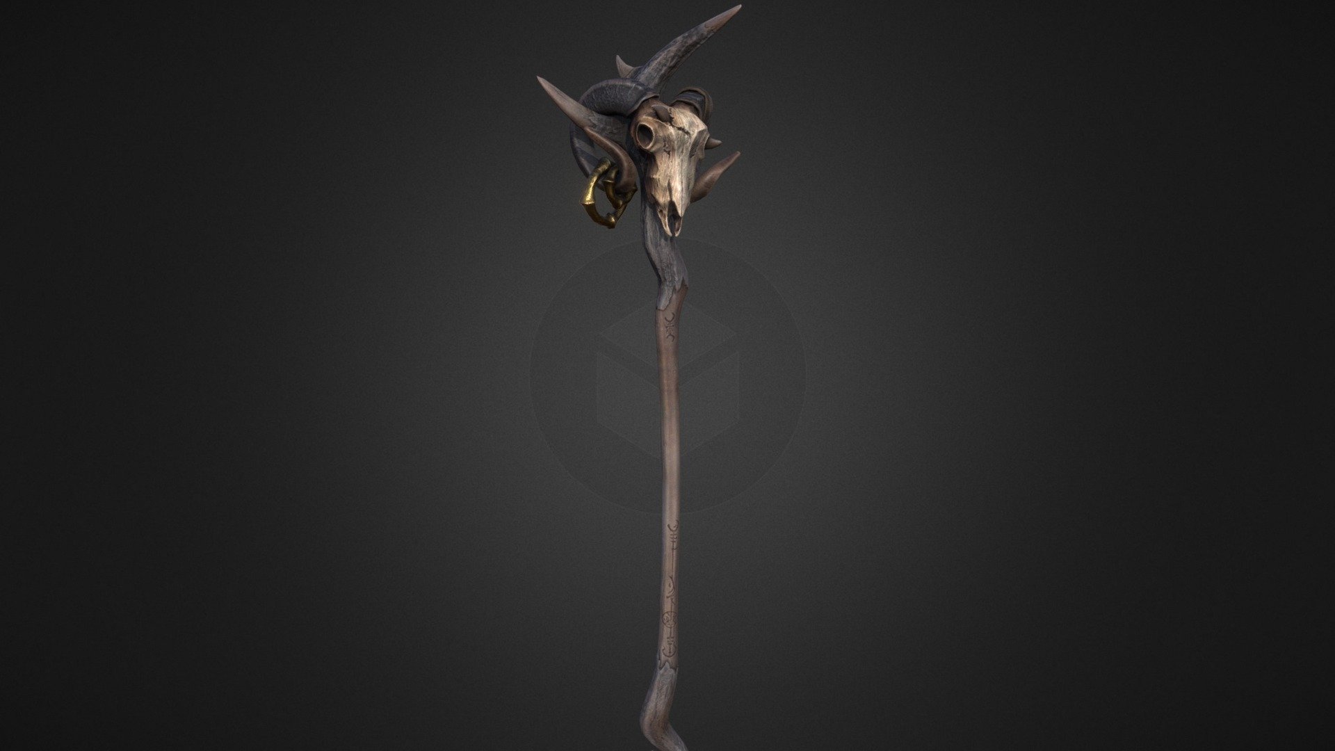 Cultist's staff - 3D model by Simplix [9151a67] - Sketchfab