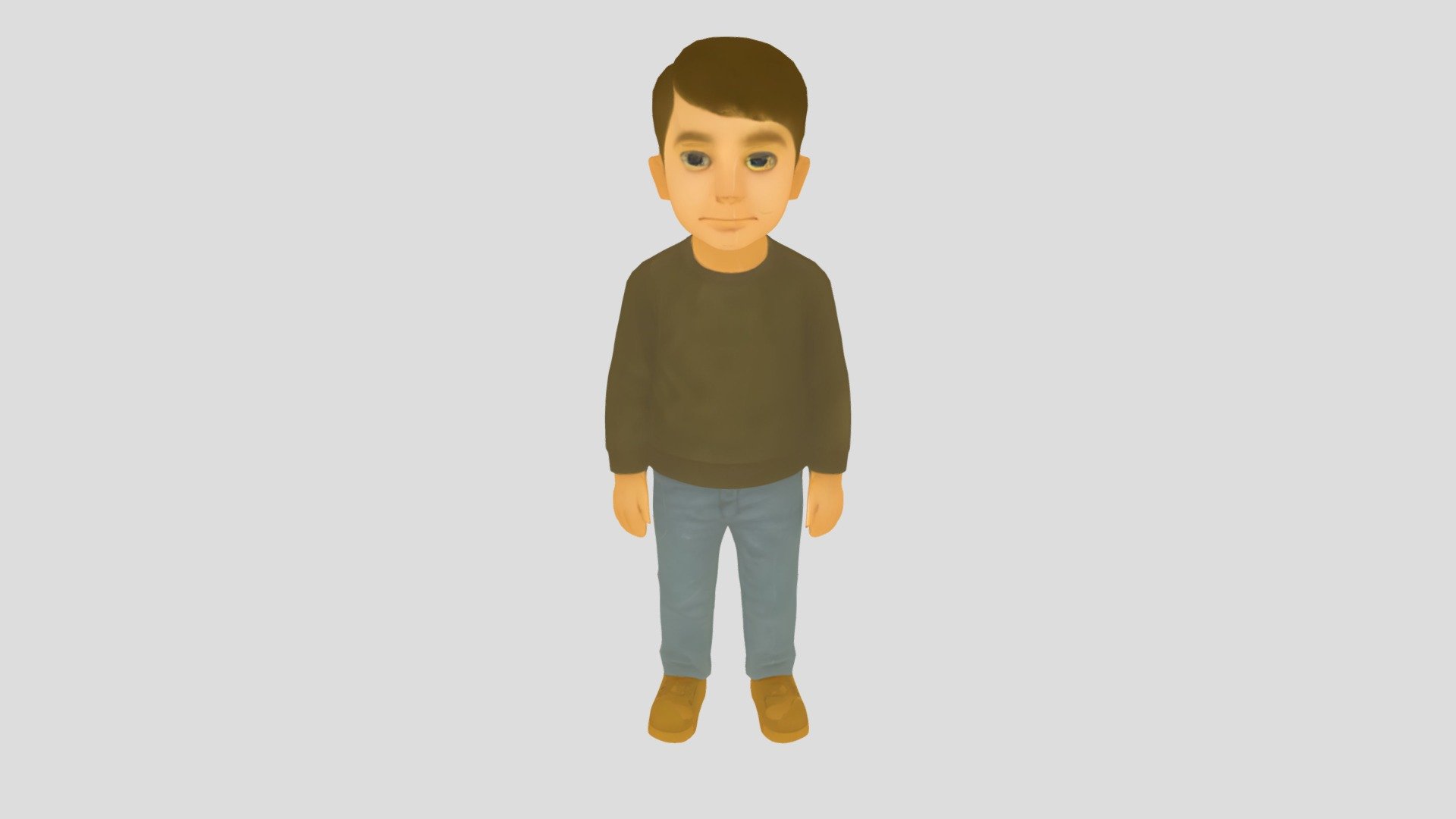 young boy standing - Download Free 3D model by foroughmand [915538c ...