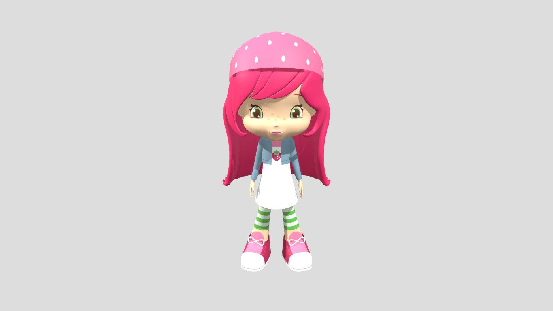2020s Strawberry Shortcake - Download Free 3D model by RaihG (@sponge ...