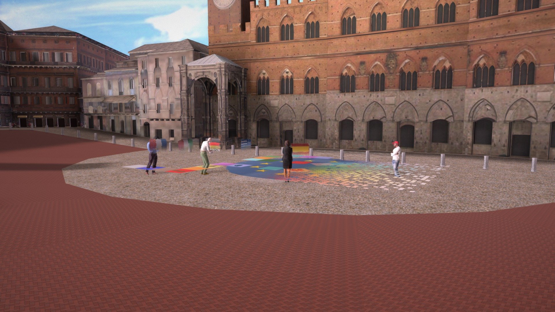 Piazza Europa - Download Free 3D model by quintana4d [91566dd] - Sketchfab