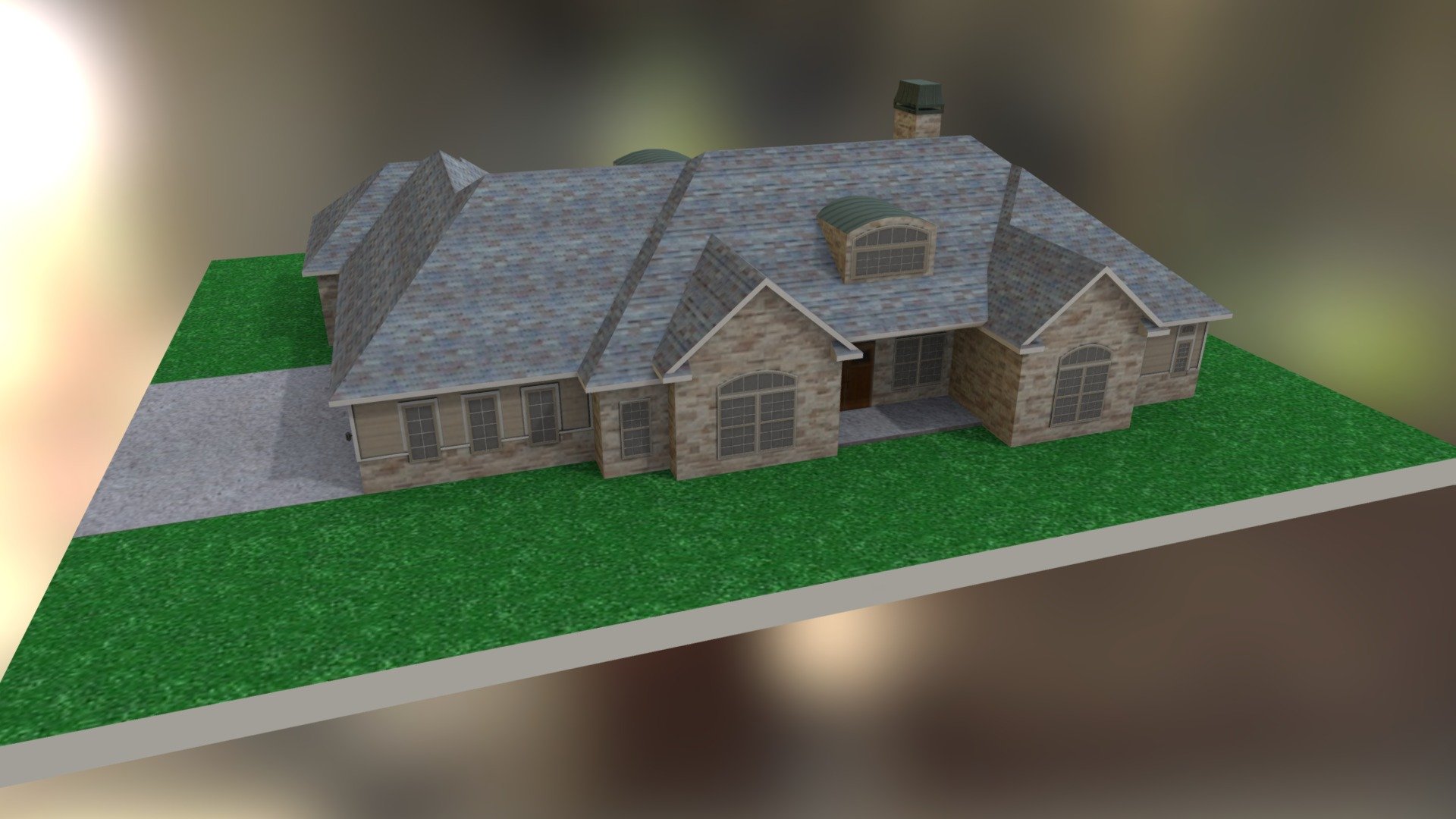 Suburban Home - 3D model by blumreiter (@midwest3dconcepts) [91585af ...